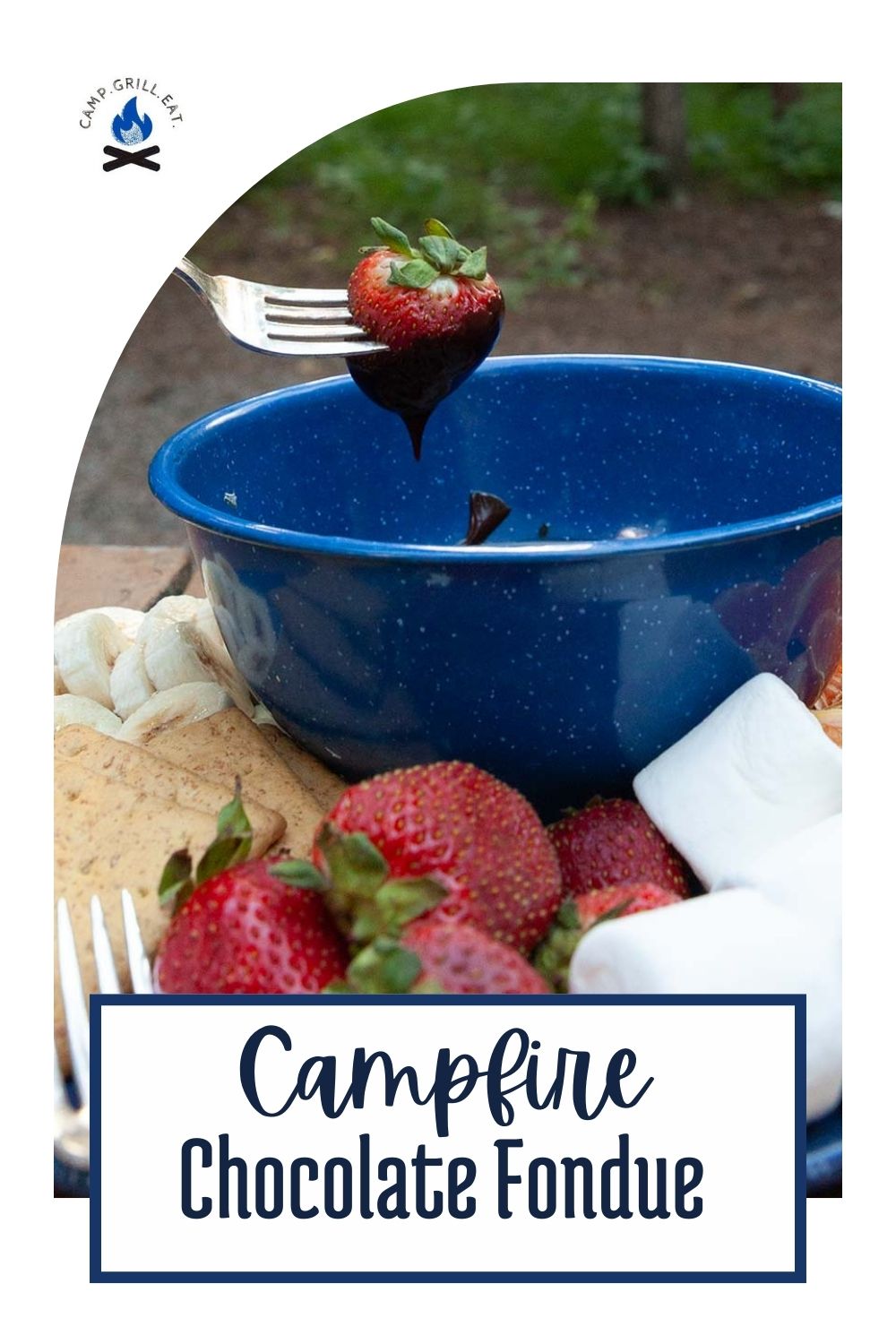 Campfire Chocolate Fondue - Camp.Grill.Eat.