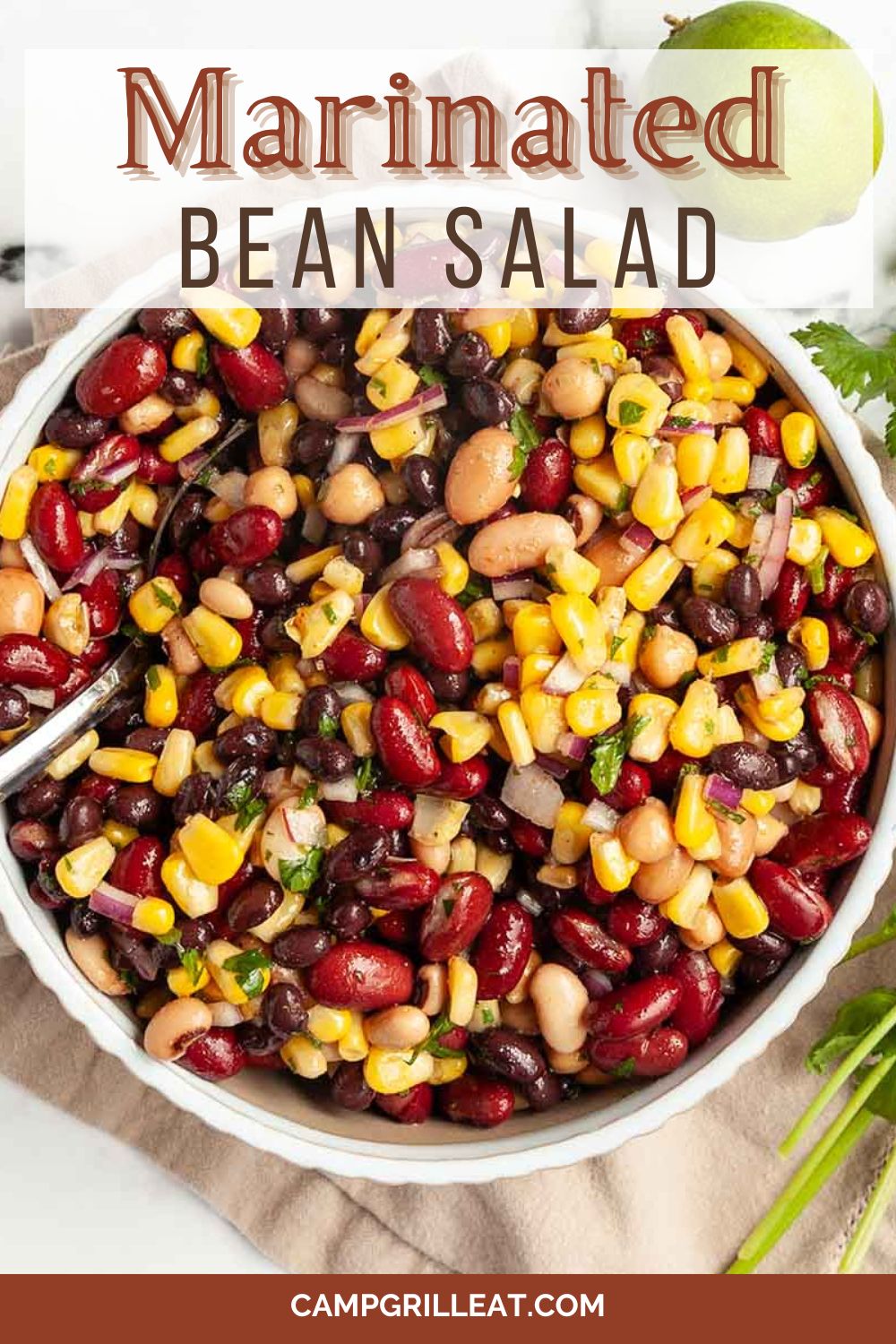 Marinated Bean Salad - Camp.Grill.Eat.